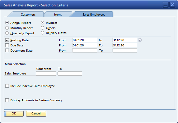 Sales Analysis Report - SAP Business One – Doubleclick Consulting Limited